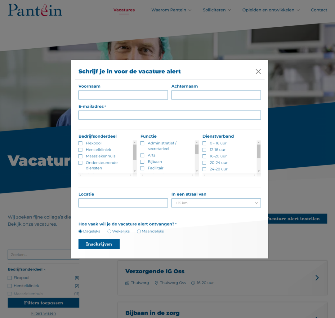 Werken bij Pantein - webmix - Bureau voor maatwerk webdesign ...